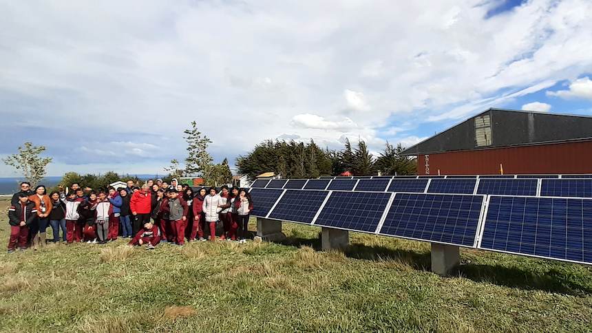 Escolares de Magallanes visitan planta fotovoltaica y conocen ...