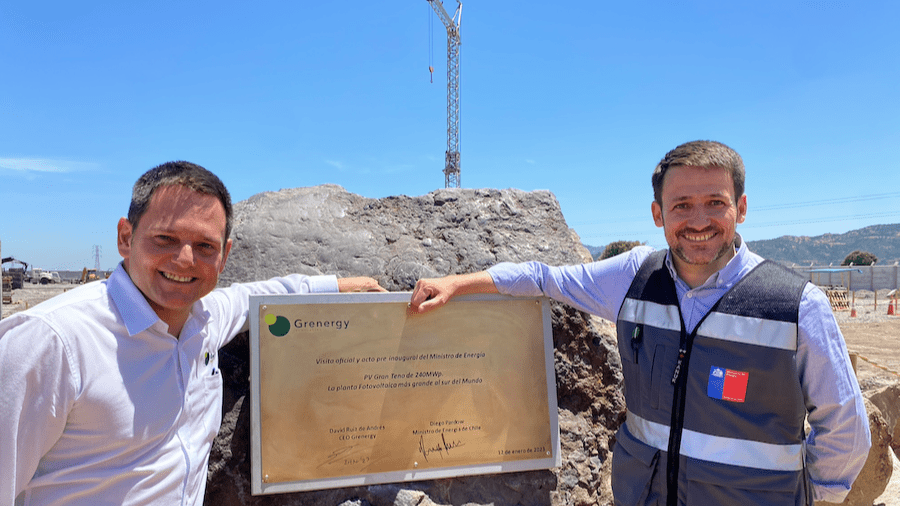 CEO de Grenergy y construcción del parque solar Gran Teno: “Chile tiene ...